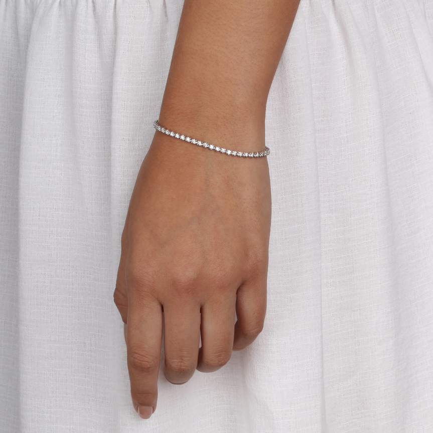 Pulseira Riviera com diamantes SARA Adquira